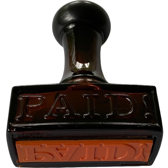 Avon | Accessories | Vintage Avon Paid Stamp Glass Decanter | Poshmark